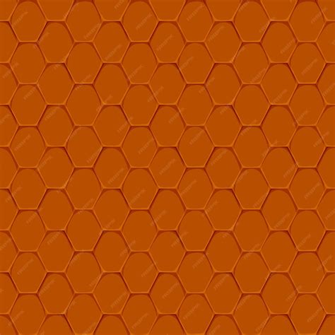 Premium Vector Orange Roof Tile Texture Seamless Vector Pattern