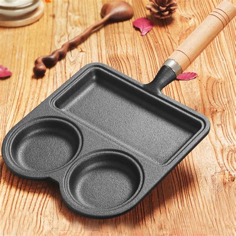 Induction Egg Frying Pan All In One 3 Section Pan Omelette Pan Fried
