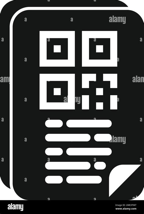 App Cell Paper Code Icon Simple Vector Scanner Cellular Device Check Stock Vector Image And Art