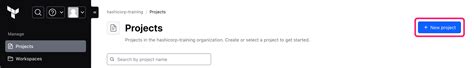 Organize Workspaces With Projects Terraform Hashicorp Developer