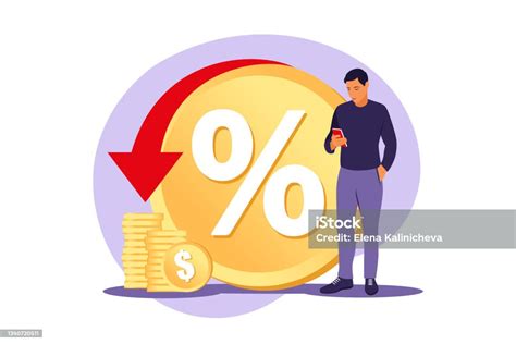 리베이트 프로그램 소비자 혜택 판매 할인 개념 돈 절약 캐시 백 서비스 비용 전송 벡터 그림입니다 플랫 개념에 대한 스톡 벡터 아트 및 기타 이미지 Istock