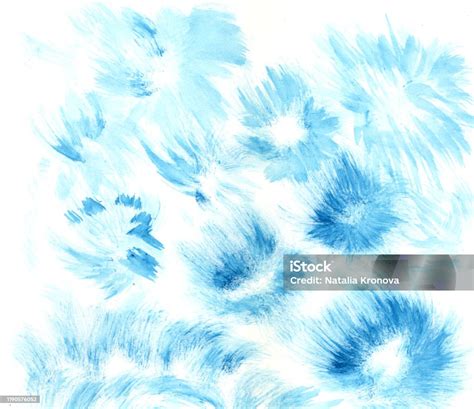 겨울 눈보라 또는 빈티지 스타일의 꽃을 절제 같은 수채화 파란색 라인 흰색 배경 수채화에 크리스마스 겨울 그림 겨울에 대한 스톡 벡터 아트 및 기타 이미지 Istock
