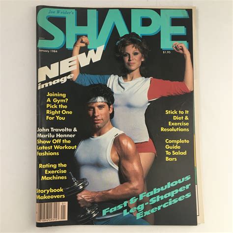 Shape Magazine Jan 1984 With Travolta