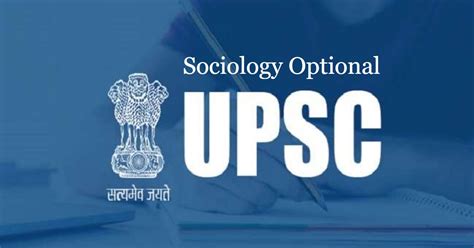 Upsc Sociology Optional Syllabus