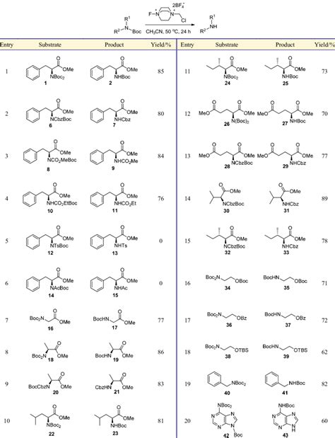 Test Of The Substrate Scope Download Table