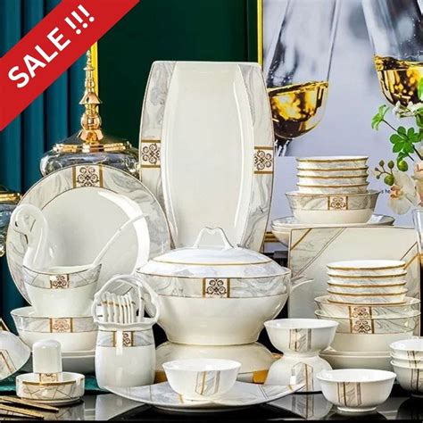 Hera Home Тансаг гангар шаазан аяга тавагний 52ш сэт бэлэн ирлээ Дээд зэрэглэлийн шаазан