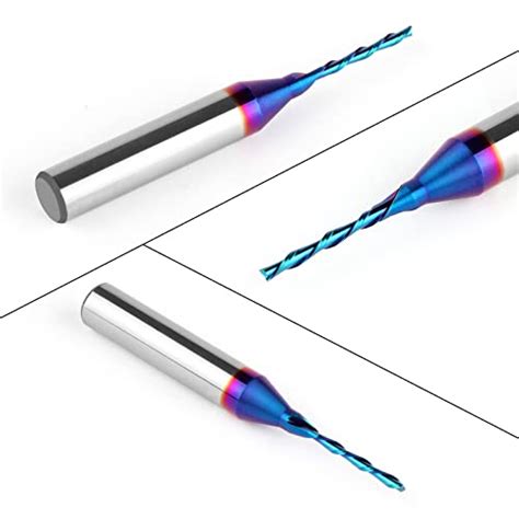 Eanosic 2pcs Downcut Spiral Router Bit 1 4 Inch Shank 1 16 Inch Cutting Diameter