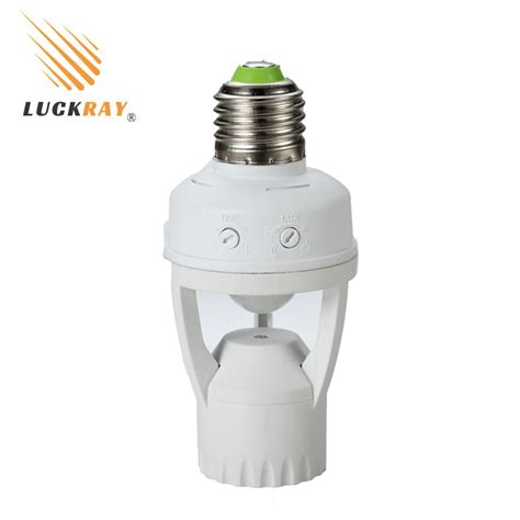 Infrared PIR Motion Sensor Switch E27 Lamp Holder Infrared Sensor And PIR Motion Sensor