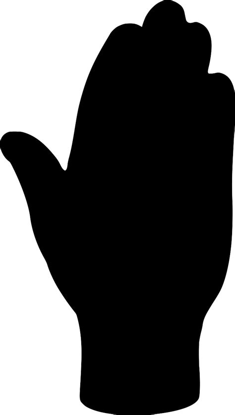 Svg Des Doigts Arrêt Paume Arrêtez Image Et Icône Svg Gratuite