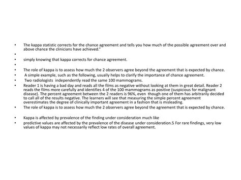 Ppt Kappa Statistics Powerpoint Presentation Free Download Id 2574287
