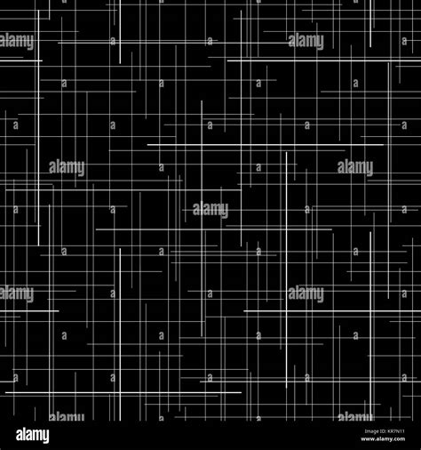 Monochrome Seamless Pattern Diagonal Random Lines Abstract Texture