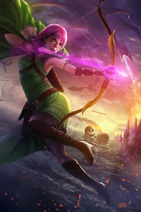 Archer From Clash Of Clans By Tjota On Deviantart