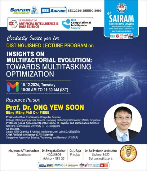 Ieee Cis Distinguished Lecture On “insights On Multifactorial Evolution