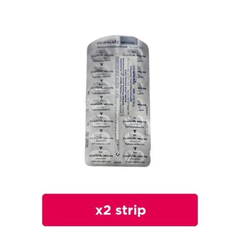 Coaprovel 300 Mg125 Mg 28 Tablet Kegunaan Efek Samping Dosis Dan