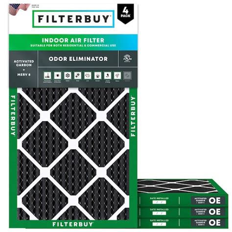 Merv 10 16x25x1 Air Filters The Home Depot