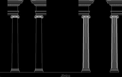 Ionic Column Dwg Detail For Autocad • Designs Cad