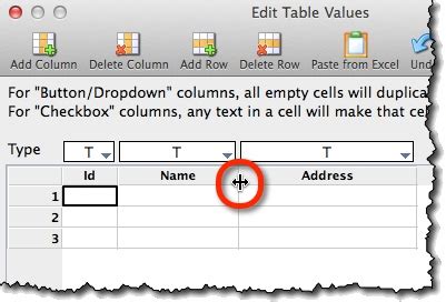 Tables Mockupscreens Online Help