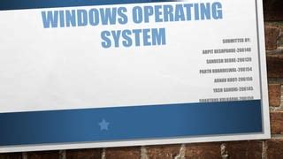 Ppt On Windows PPT
