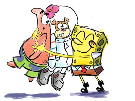 Spongebob And Patrick Hugging Spongebob And Patrick Hugging