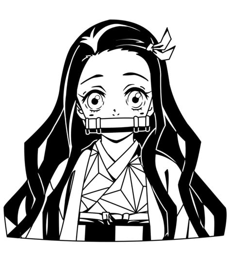 Nezuko Coloring Pages Picrures Free Printable