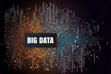 Premium Photo Big Data Background Abstract Digital Technology Flow Generative Ai Illustration