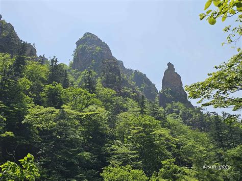 설악산 흘림골 등산코스 흘림골 등선대 용소폭포 오색약수