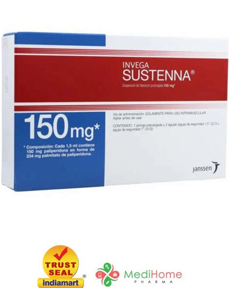 Paliperidone Invega Sustenna 150 Mg Injection At ₹ 6180 Stripe Invega Sustenna In Surat Id