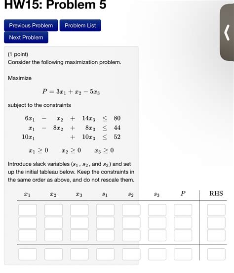 Solved Hw15 Problem 5 1 ﻿point Consider The Following