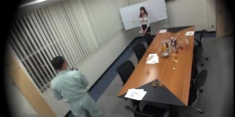 Young Japanese Office Lady Fucked Rough By Repairman In Conference Room