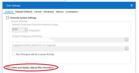 Data Quality Bar Not There Alteryx Community