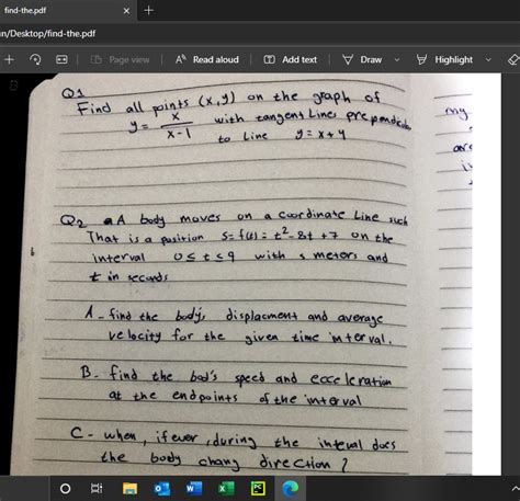 Solved find the pdf х in Desktop find the pdf C Page Chegg com