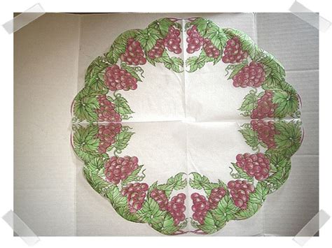 Rice Paper Round Napkins For Decoupage Assorted Sets And Etsy