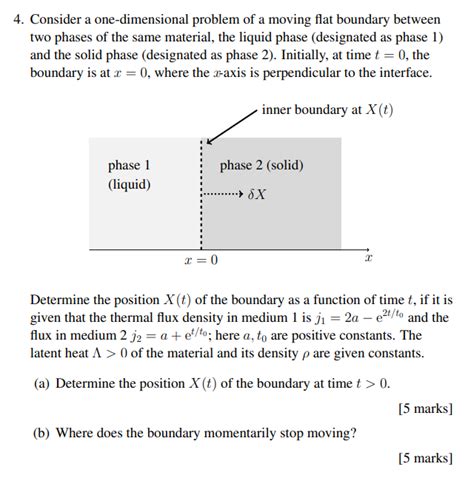 solved 4 consider a one dimensional problem of a moving