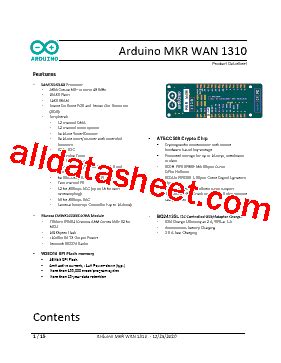 SAMD21G18A Datasheet PDF List Of Unclassifed Manufacturers