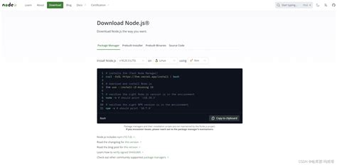 linux环境安装配置nodejs详细教程 linux安装nodejs csdn博客