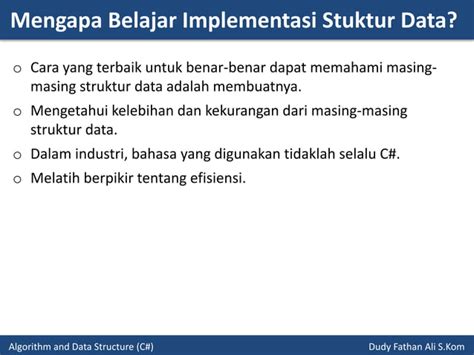 Algorithm And Data Structure Pengantar Pptx