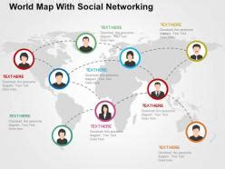 Flat World Map Slide Team