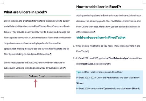 Master Columns In Word A Comprehensive Guide