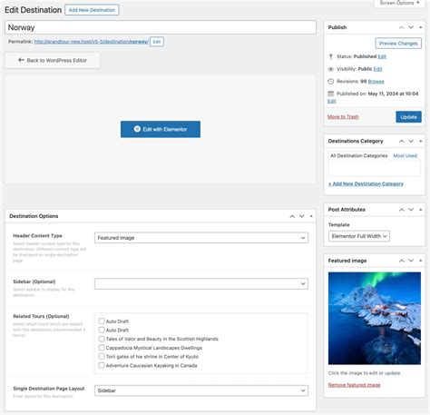 Create A Destination Post Themegoods Documentations