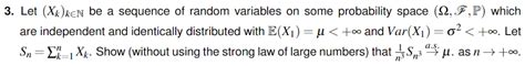 solved let xk k∈n be a sequence of random