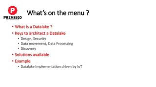 Architecting A Datalake PPTX Cloud Computing Internet