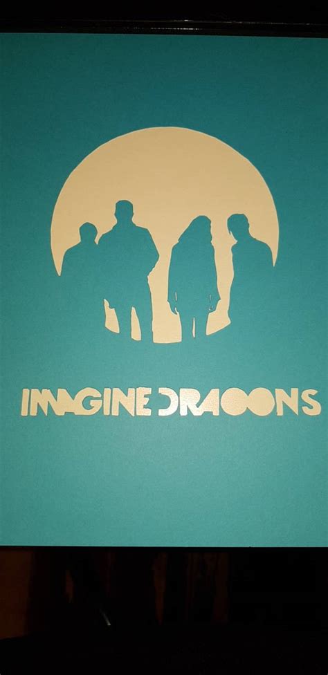Imagine Dragons Stencil By Probablyme8888 On Deviantart
