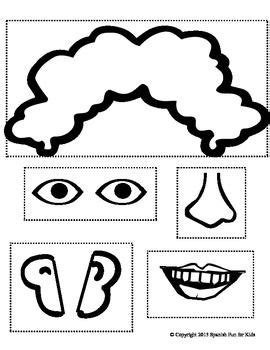 This Activity About The Missing Parts On The Face Is An Exciting And