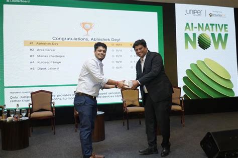 Pleasure To Participate In The Ai Native Program Organised By Juniper