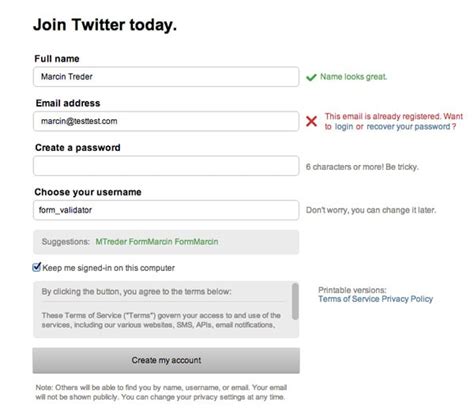 Form Validation Error Design Исправление ошибок и поиск оптимальных