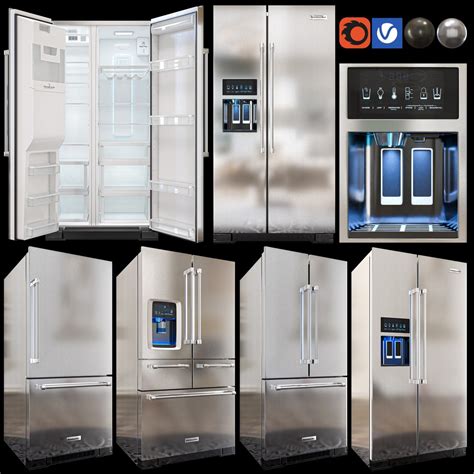 Kitchenaid Refrigerators Model Turbosquid 1946172