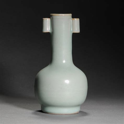 Pre Ming Dynasty Pink Green Glaze Double Series Bottle Auction