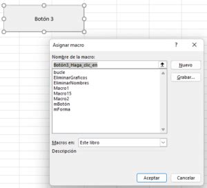 Agregar un Botón y Asignar una Macro en Excel Automate Excel