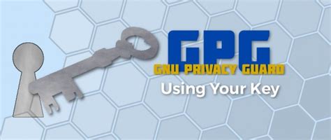 Gpg Using Your Key Fedora Magazine