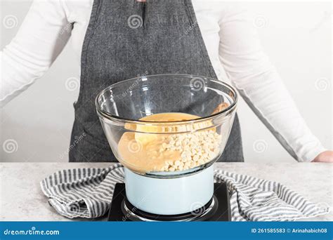 Candy Corn Fudge Stock Image Image Of Making Dessert 261585583